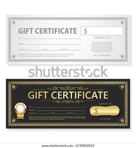 인증서 또는 졸업장 소급 디자인 템플릿 스톡 벡터로열티 프리 2130802832 Shutterstock