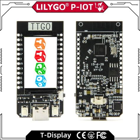 LILYGOTTGO โมดลอปกรณควบคมสญญาณไวรเลสจอแอลซดสำหรบ Arduino ST7789V IPS บลทธ1 14บอรด