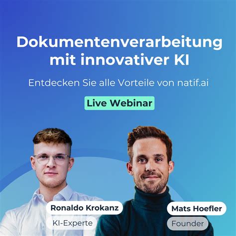 Natif Ai On Linkedin Ai Documentprocessing Webinar Techinnovation Natifai Automation
