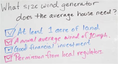 IE Questions What Size Wind Generator Does An Average House Need Inside Energy