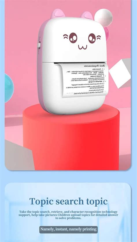 Portable Mini Bluetooth Wifi New Wrong Printer Mobile Phone Photo Title Note Hot Print Pocket