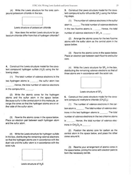 Solved STRC Writing Lewis Symbols And Lewis Structures Chegg Com