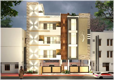 Modern Elevation Apartment