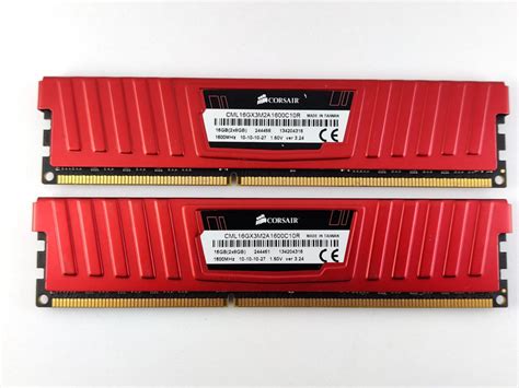 Комплект оперативної памяті Corsair Vengeance Lp Ddr3 16gb 28gb 1600mhz Pc3 12800