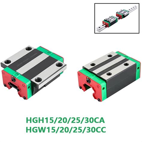HGH15CA HGW15CC HGH20CA HGW20CC HGH25CA HGW25CC HGH30CA HGW30CC Linear Slide Block Carriage For