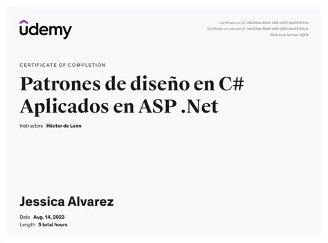 Jessica Álvarez On Linkedin Udemy Course Completion Certificate