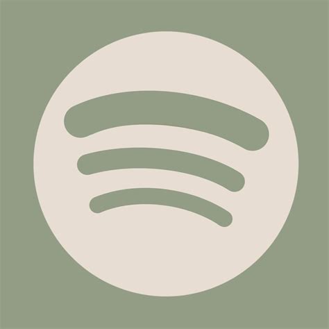 Spotify Sage Green Icon