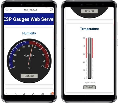 Display Sensor Readings In Gauges With Esp Nodemcu Web Server