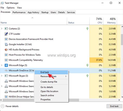 Fix OneDrive Problems In Windows OS WinTips Org