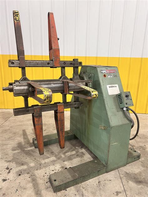 4 000 Lbs X 20″ Egan Model M 401 20 Motorized Uncoiler Coil Reel