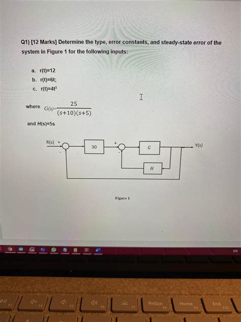 solved q1 [12 marks] determine the type error constants