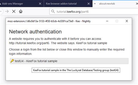Kee Password Manager V4 0 7 Best Extensions For Firefox