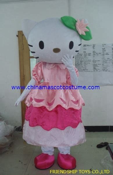 Hello Kitty Plush Mascot Costume