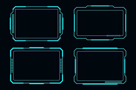 Hud Frame Technology Futuristic Interface Ui Element 54697834 Vector Art At Vecteezy