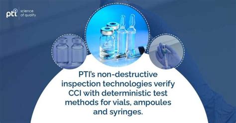 Container Closure Integrity Testing Ensuring Quality And Safety