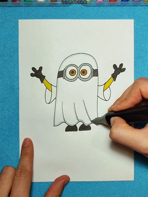 How To Draw A Minion Ghost For Halloween Fun Tiktok