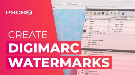 Packz Create Digimarc Digital Watermarks Youtube