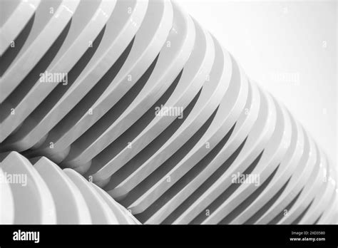 Abstract Photo Background With Geometric Pattern Of Parametric White