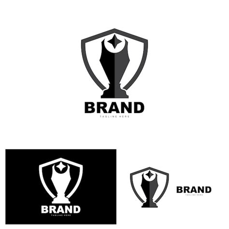 Premium Vector Trophy Logo Design Award Winner Championship Trophy