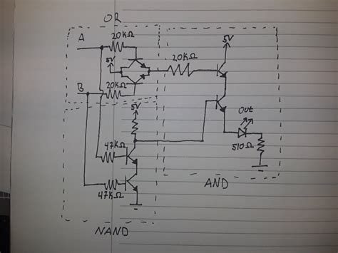 Make An Xor Gate Out Of Transistors 6 Steps Instructables