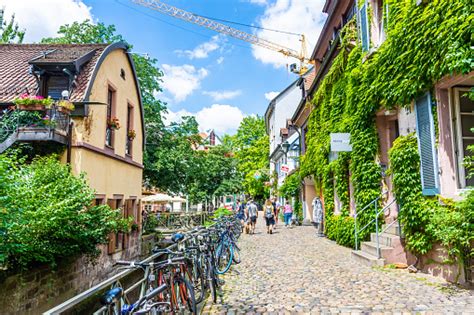 프라이부르크 암 브리스가우 시내 중심가의 전망 독일의 검은 숲의 역사적인 도시 도시에 대한 스톡 사진 및 기타 이미지 Istock