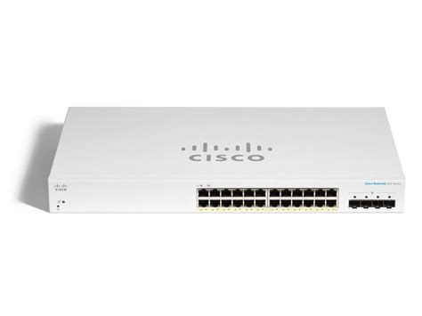 Cisco Cbs220 24p 4x 24 Poorts Managed L2 Poe Switch 4x Sfp
