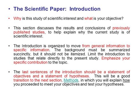 How To Write Introduction Section Of Scientific Paper Itizsohe Blog