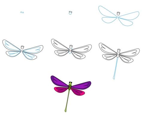 30 Einfach Und Süß Libelle Zeichnen Ideen Zeichnenideen Com