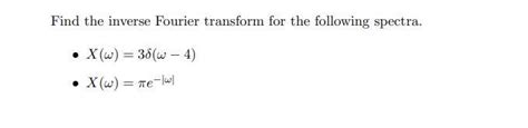 Solved Answer The Following Signal And Systems Chegg