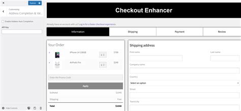 Checkout Enhancer For Woocommerce Documentation Woocommerce