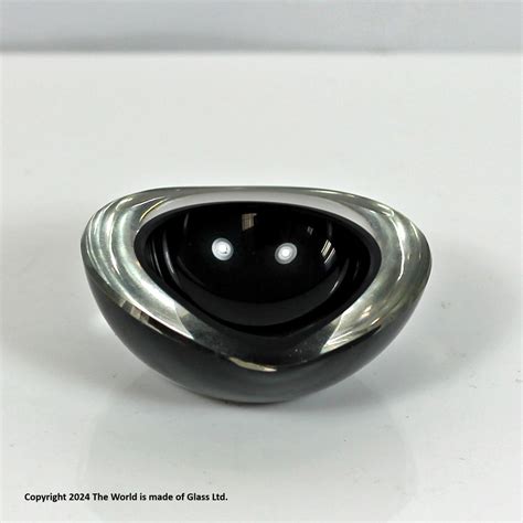 Kaj Frank For Nuutärjarvi Tiny Cased Kastanja Glass Bowl The World Is
