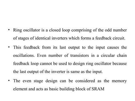 Design Of Cmos Based Ring Oscillator