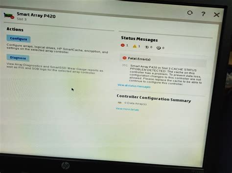 Fatal Error Hpe Proliant Dl380e Gen8 Server Hardware Spiceworks Community