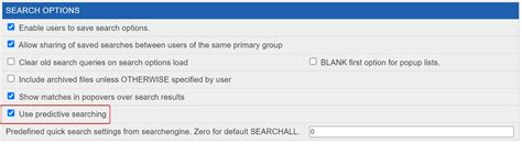 Using Predictive Search Northplains Xinet Support