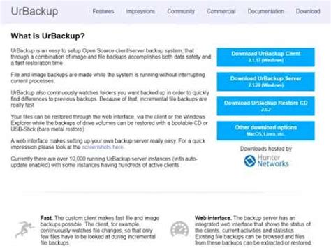 UrBackup An Easy To Setup Open Source Client Server Backup System YouTube
