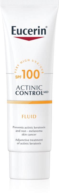 Eucerin Actinic Control Md Spf 100 Protection Fluid With Uva And Uvb