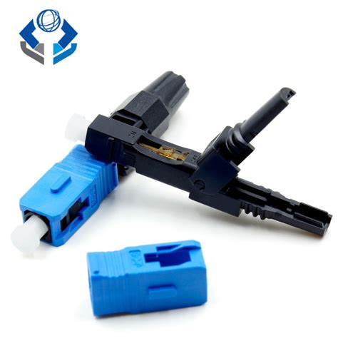 10 PCS SC UPC FTTH Fiber Optic Connector Single Mode Fast Connector Fiber Optic Fast Connector