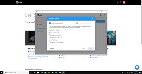 Game Programming Unit 1 Lab 11 Download And Install Unity And