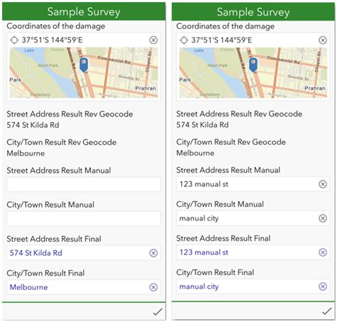 Solved Trouble Manually Inputting Address When Reverse Ge Esri