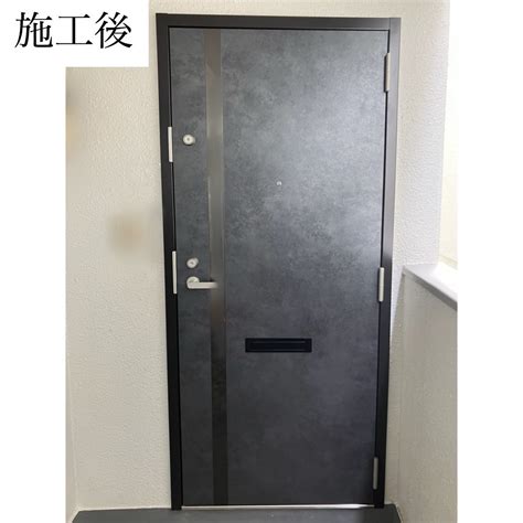 【名古屋市】マンションの玄関ドアをlixilリシェントでリフォーム｜三輪ガラス｜豊明市｜窓・玄関ドア・エクステリアリフォームのプロショップ
