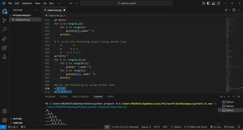 Shubharaj Subedi On Linkedin Codingchallenge Pythonprogramming Nestedloops Keepcoding