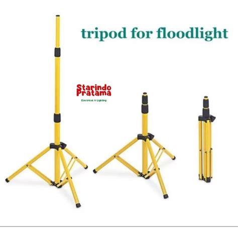 Jual Tripod Lampu Sorot Tripod Flood Light Tiang Lampu Dudukan Lampu Sorot Shopee Indonesia