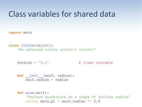 Pythons Class Development Toolkit By Raymond Hettinger Speaker Deck