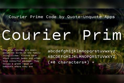 Courier Prime Code Fonts Shmonts Courier Prime Code Fonts Shmonts