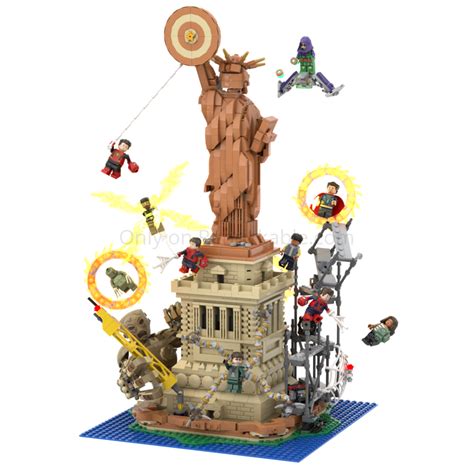 Lego Moc 123857 Spider Man No Way Home Statue Of Liberty Final