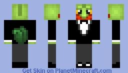Tuxedo Treecko Minecraft Skin