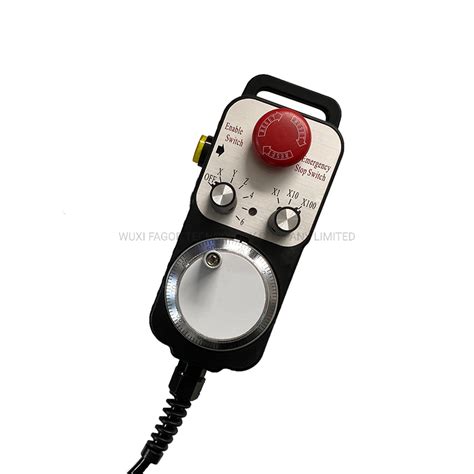 4 Axis 100 Pulse 5 24v Mpg Handwheel With Emergency Switch For Mitsubishi Mpg And Mpg Handwheel