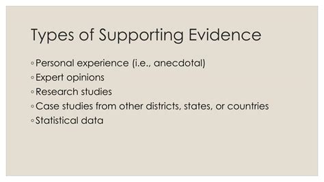 Ppt The Importance Of Evidence Powerpoint Presentation Free Download