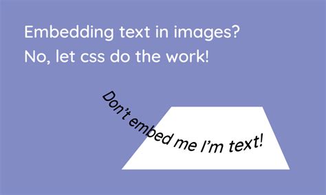 Embedding Text In Images No Let Css Do The Work Polyspiral Website Design SEO Hosting
