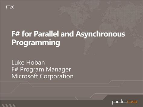Ppt F For Parallel And Asynchronous Programming Powerpoint